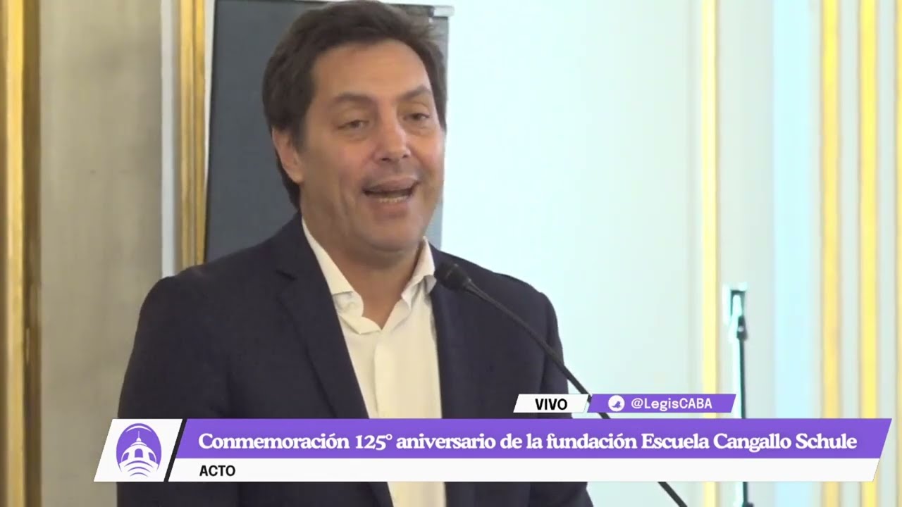 Conmemoración del 125° aniversario de la Escuela Cangallo Schule - YouTube