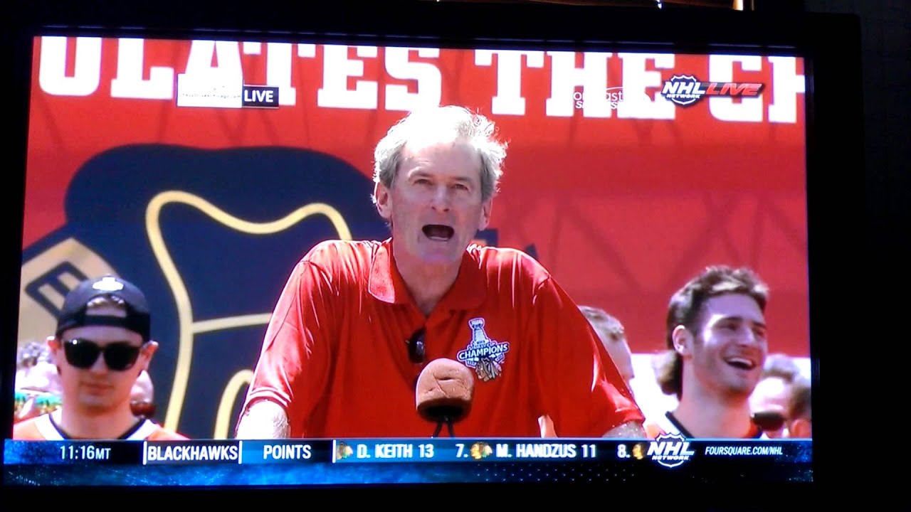Corey Crawford 2013 Stanley Cup Parade Speach - YouTube