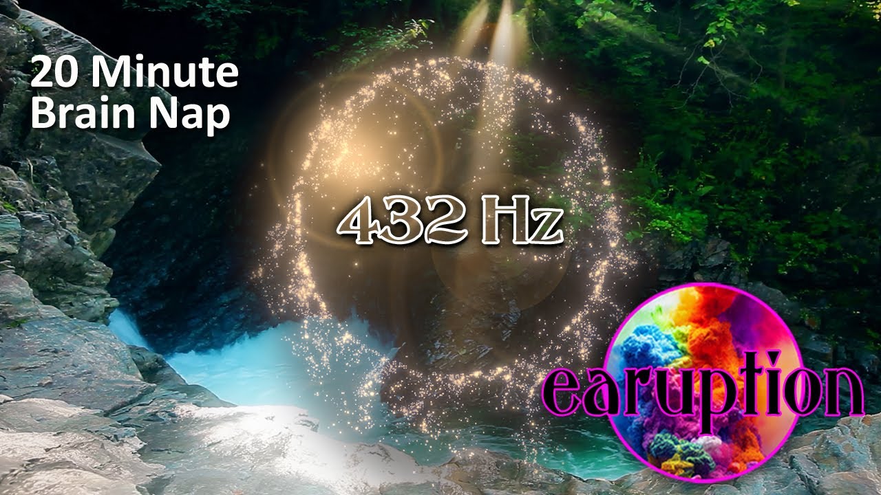 432 Hz Angelic Harp Music with Sound of a Forest Stream: Music for ...