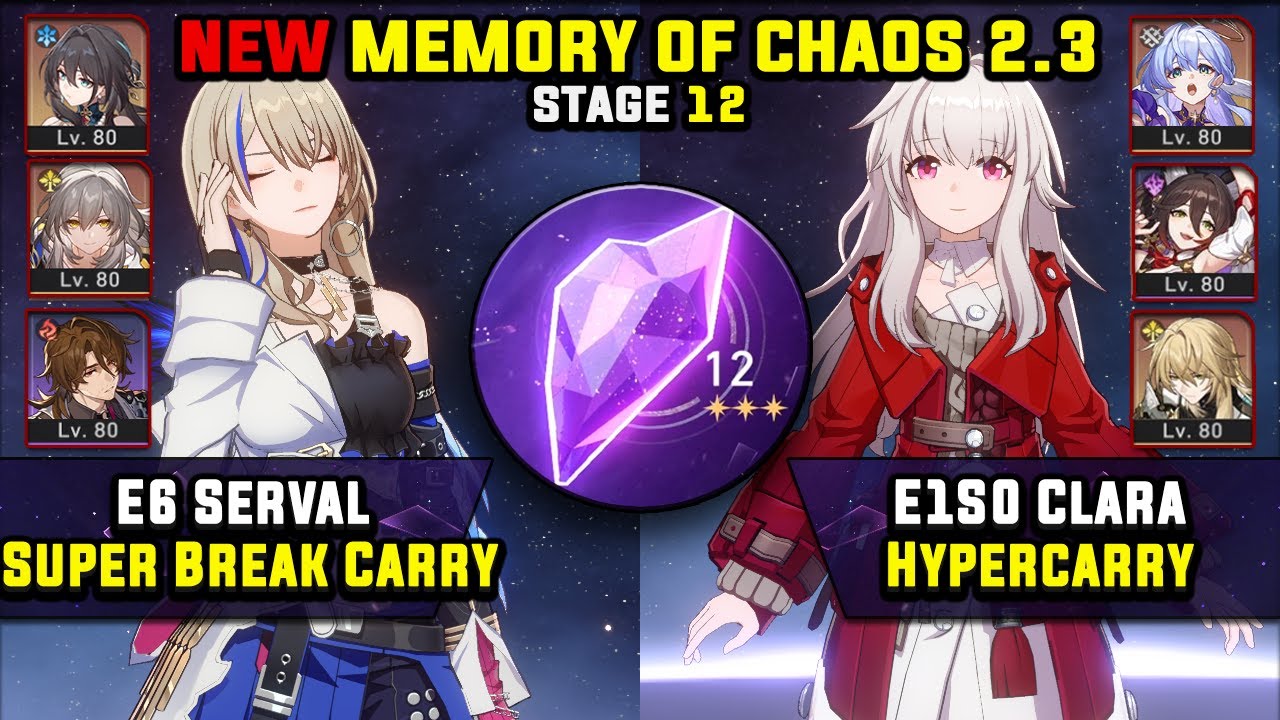 E6 Serval Super Break & E1 Clara Hypercarry (3 Stars) | NEW Memory Of ...