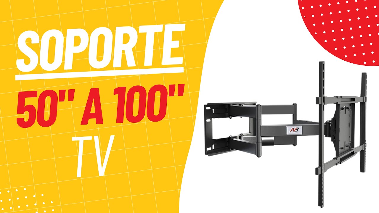 🟢 Soporte RESISTENTE y ARTICULADO 📐 para TV de 50” a 100” NB SP5 - YouTube