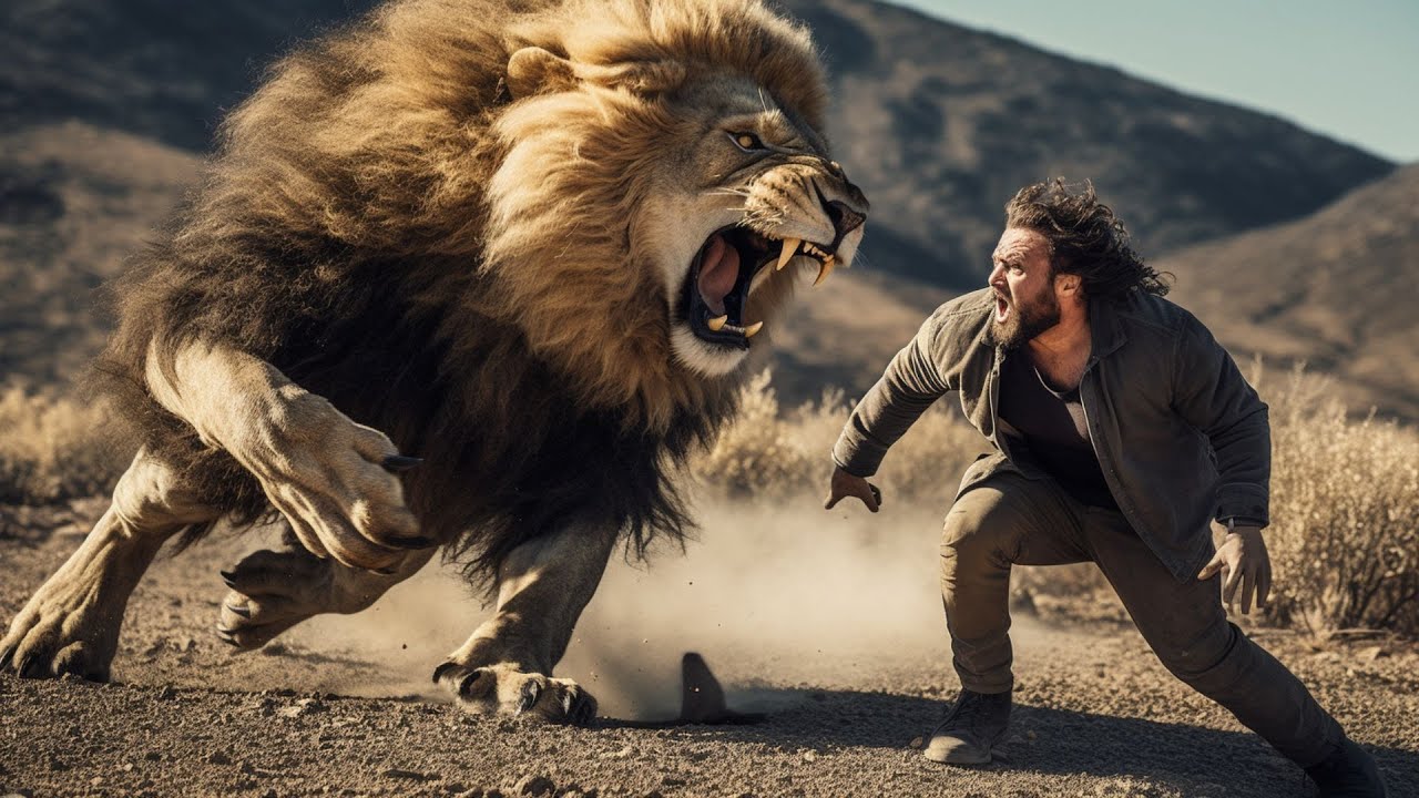 How to Survive a Lion Attack. - YouTube