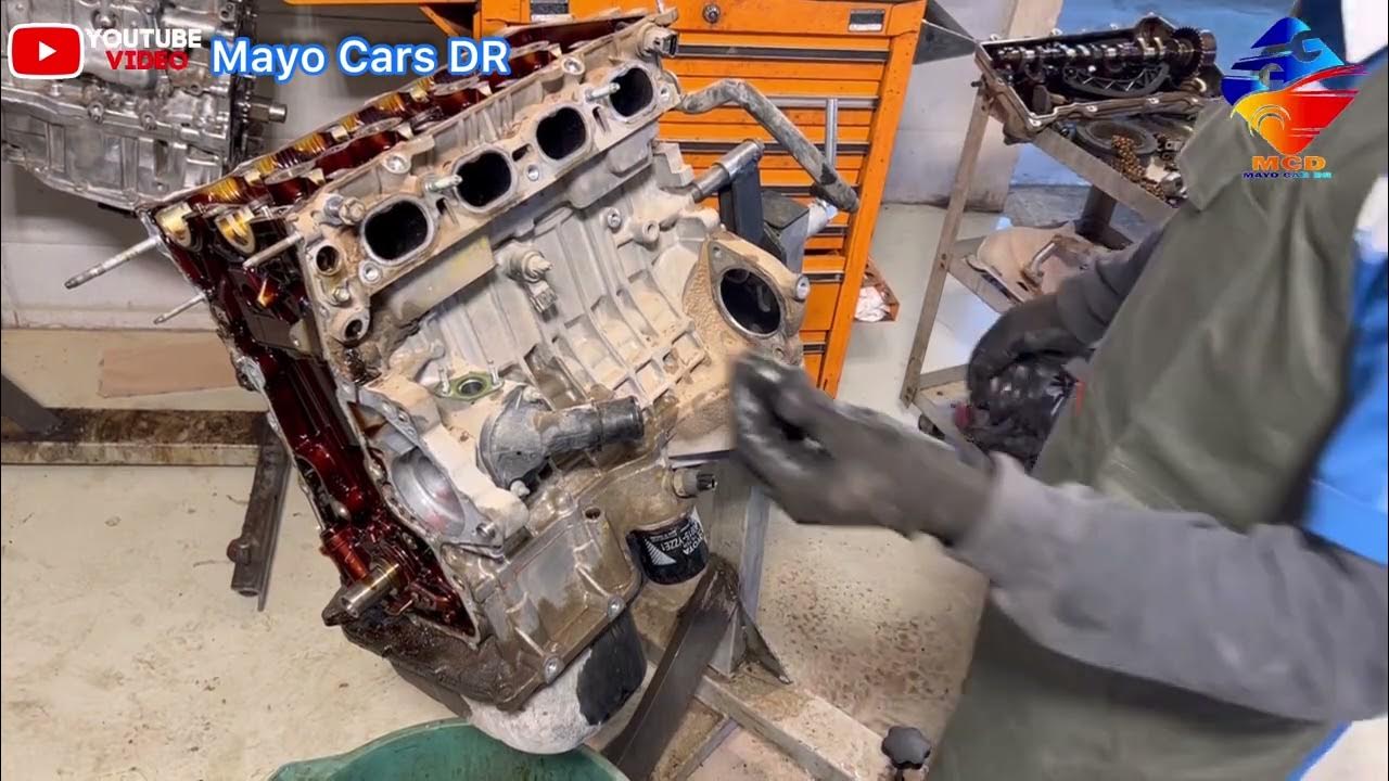 (part 2) 3ZZ engine disassemble of Toyota Corolla - YouTube