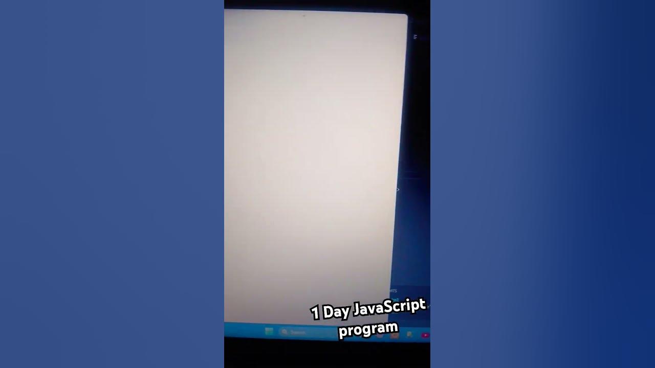 1 Day Javascript Program Ll Javascript Codinglife Code Html Css