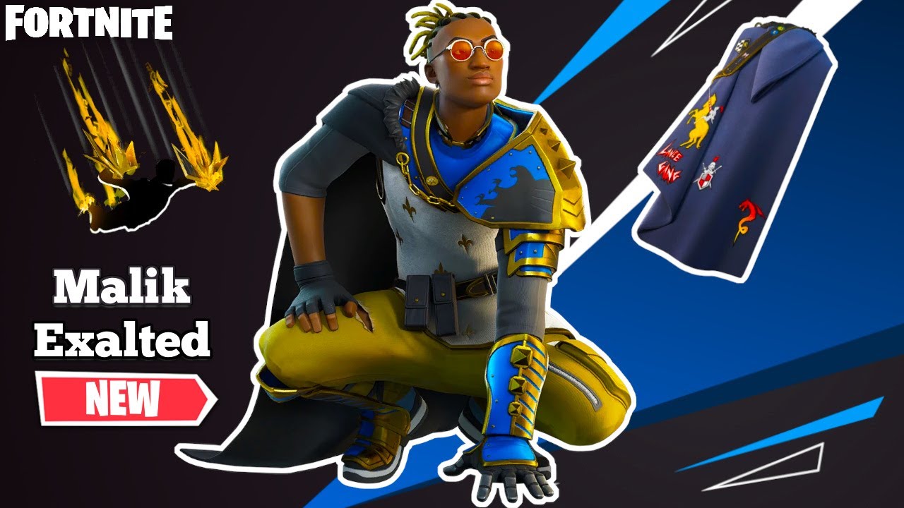 *NEW* MALIK EXALTED STYLE SKIN GAMEPLAY - FORTNITE BATTLE PASS - AGE OF ...