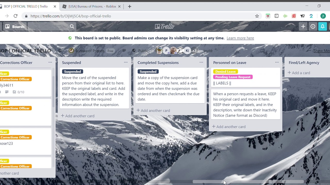 NUSA Roblox BoP Trello Information - YouTube