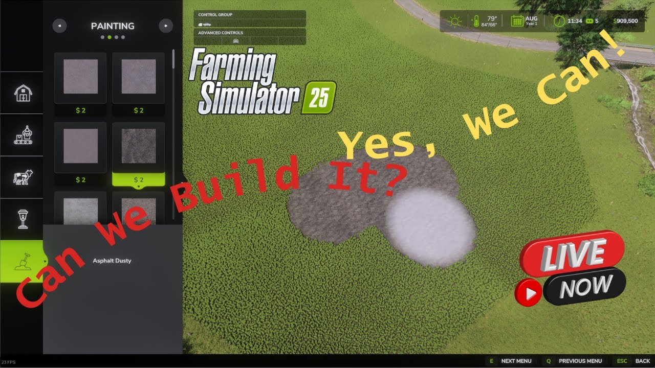 Construction Mode: Race Track Build! | Farming Simulator 25 - YouTube