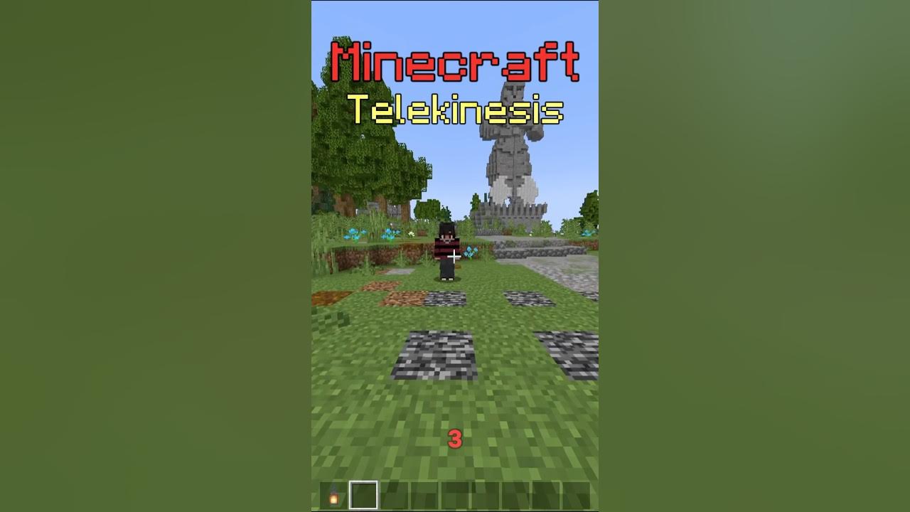 Minecraft Telekinesis 1 (ft. @Silli3st) #minecraft #gaming #shorts ...