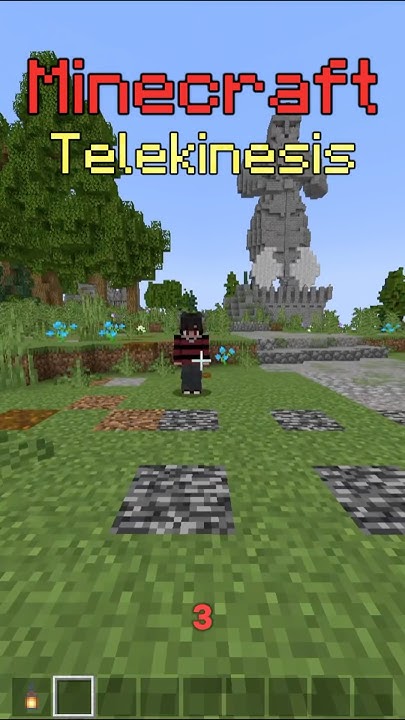 Minecraft Telekinesis 1 (ft. @Silli3st) #minecraft #gaming #shorts ...