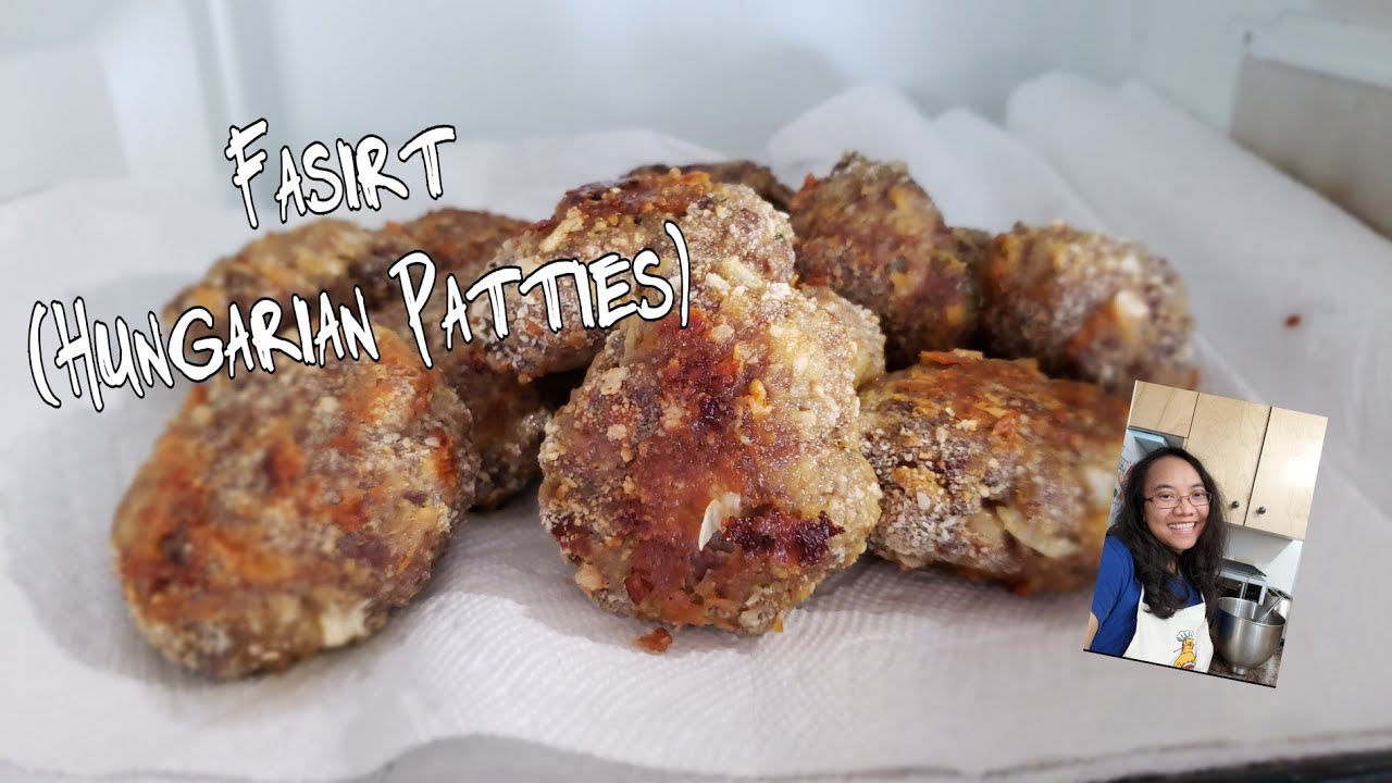 Fasirt (Hungarian Patties) - YouTube