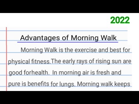 2022 |Advantage of Morning walk/ Benefits of Morning walk| Essay ...