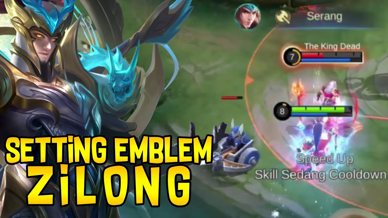 cara setting emblem zilong tersakit 2023 - YouTube