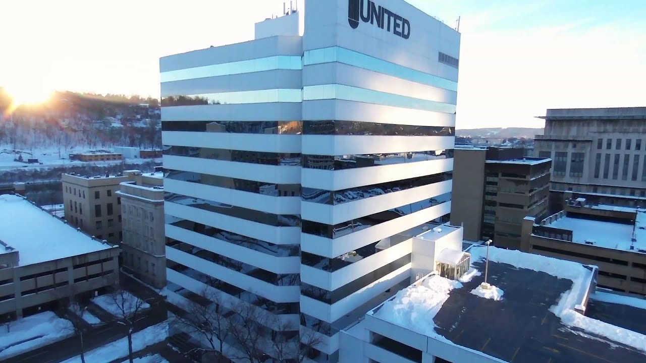 Ariel view of Charleston, West Virginia - YouTube