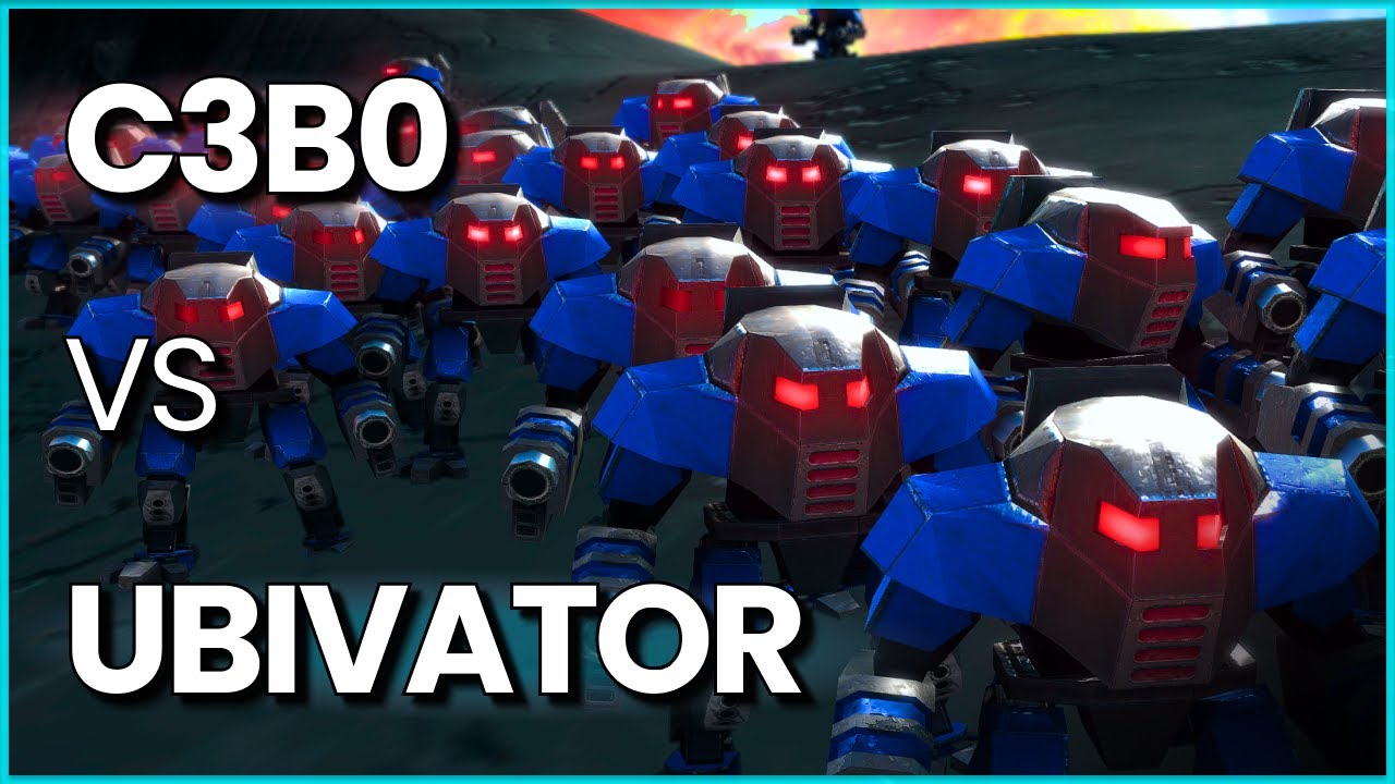 Can the underdog prevail? C3b0 VS Ubivator -1v1 Beyond All Reason Cast ...