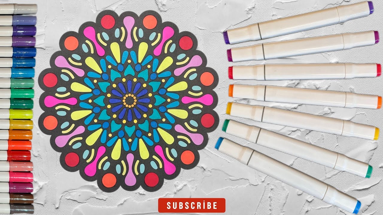 COLORING ART PAGE BEST VIDEO ON YOUTUBE | COLORING ASMR VIDEO ...