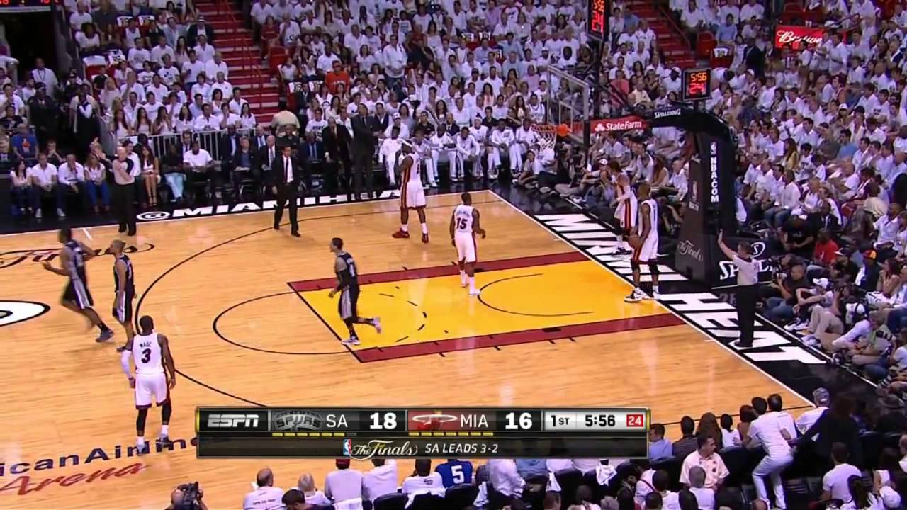 Kawhi Leonard dunk on Miller - YouTube