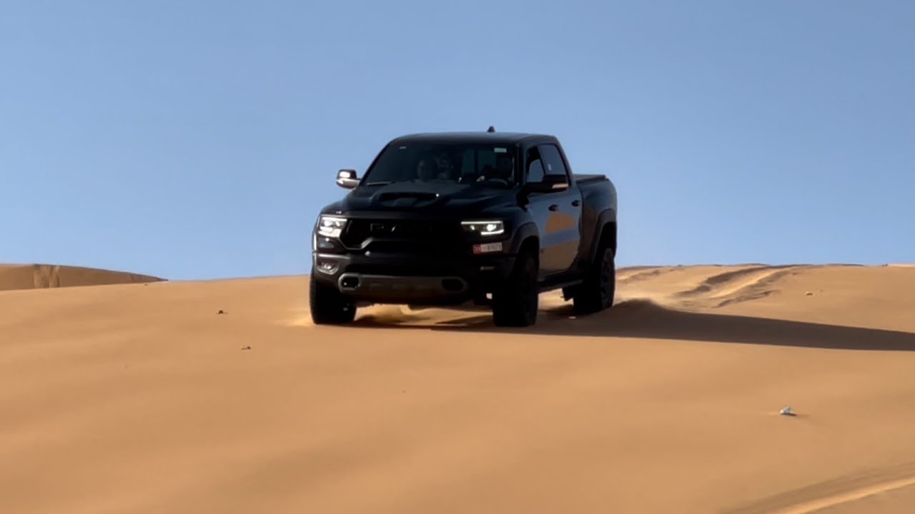 2021 Dodge ram TRX off-road driving “sand dunes” (tyre pressure 35 PSI ...