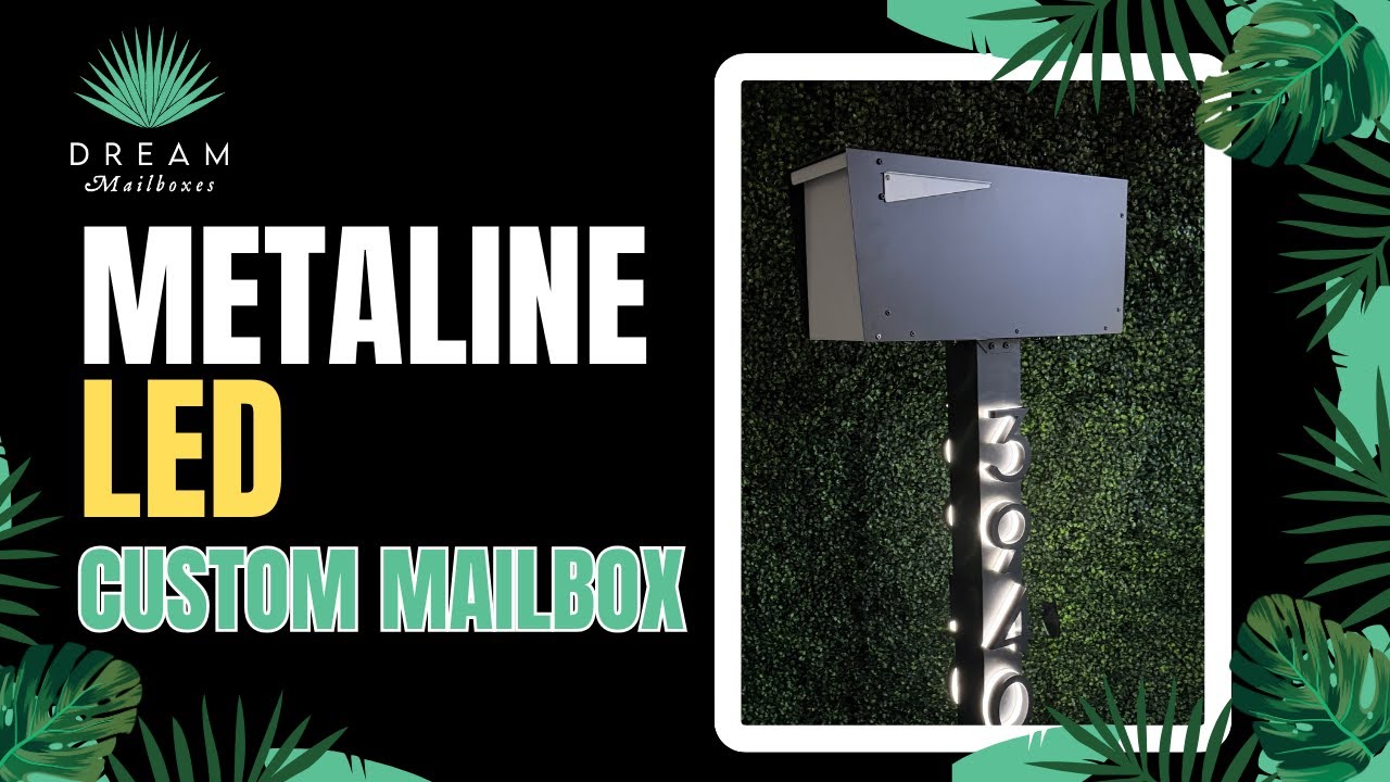 Metaline LED Mailbox: Sleek, Modern Design with Built-In Lighting ...