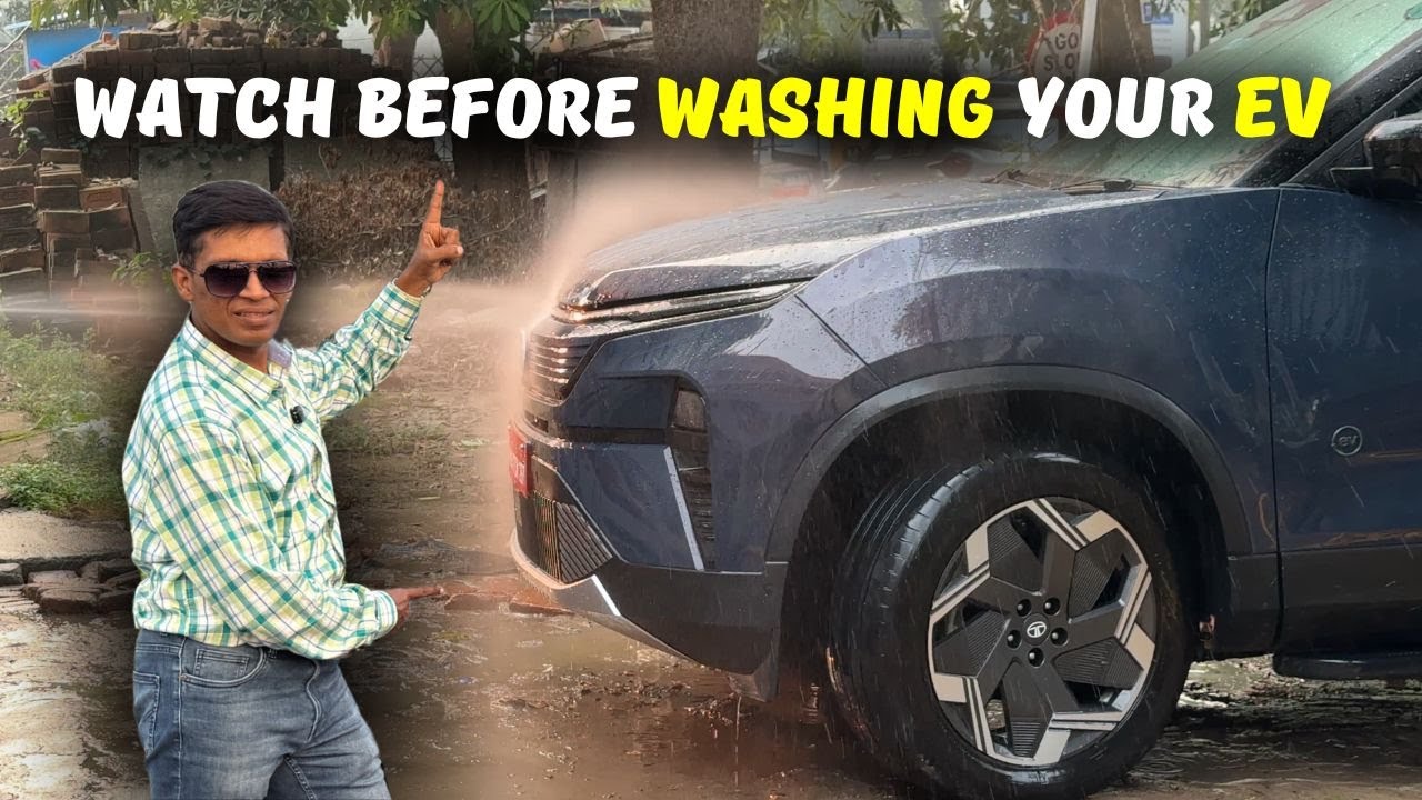 Watch before Washing Your EV !! Smart EV Washing Tips You Must Know 💦⚡# ...