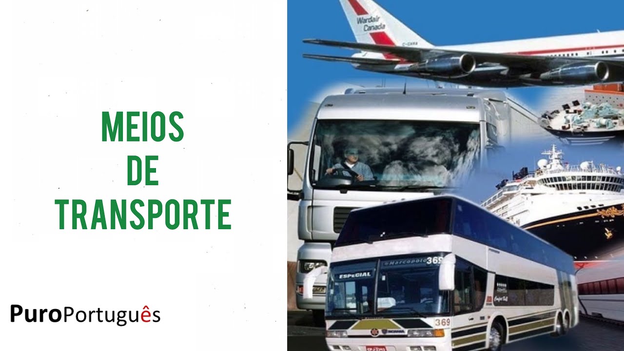 Portuguese Lesson - MEANS OF TRANSPORT Vocabulary | European Portuguese ...