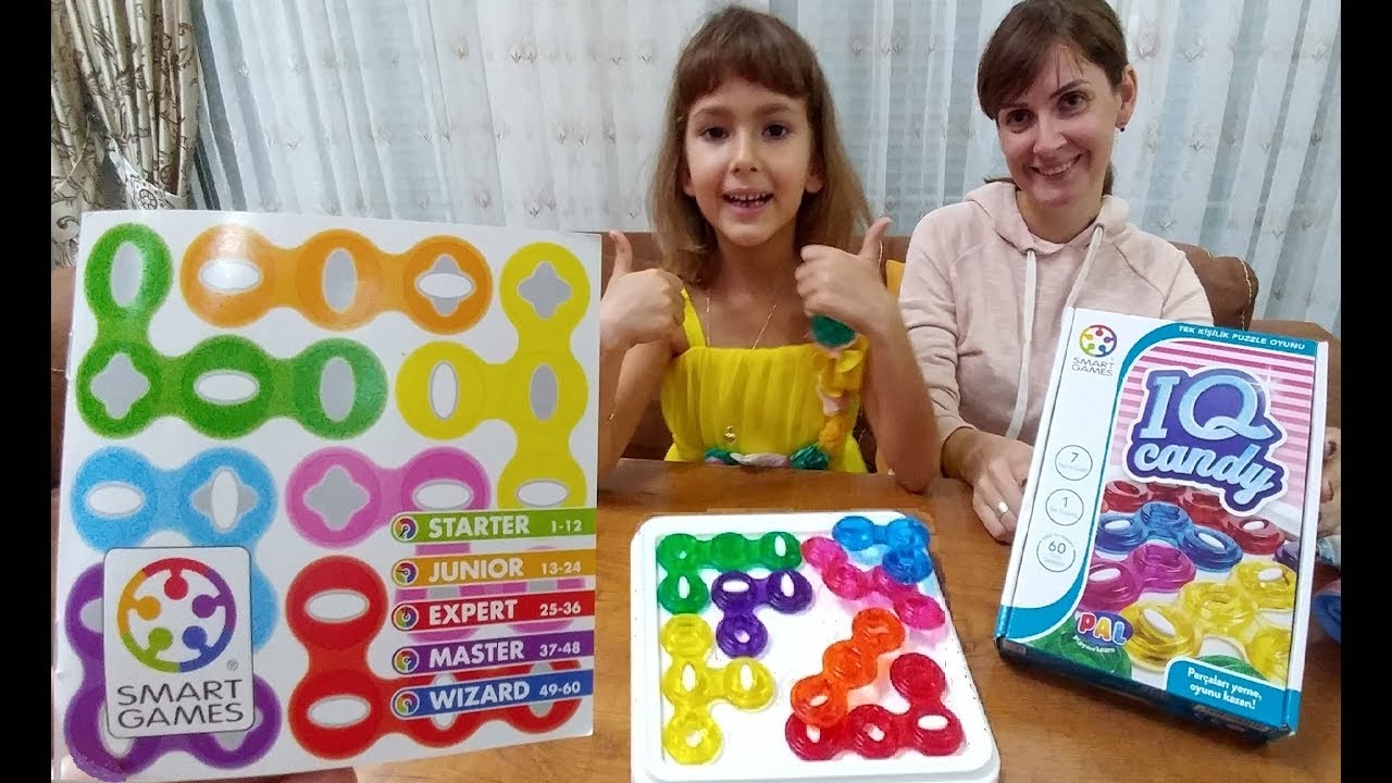 IQ CANDY ŞEKERLERİ YERLEŞTİR KAZAN, AKIL OYUNLARI, Toys unboxing ...