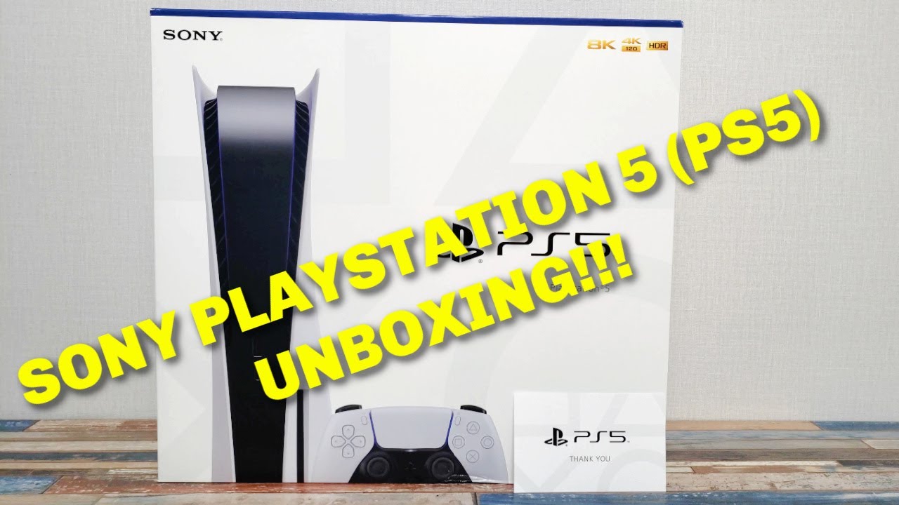 SONY PLAYSTATION 5 (PS5) UNBOXING!!! - YouTube
