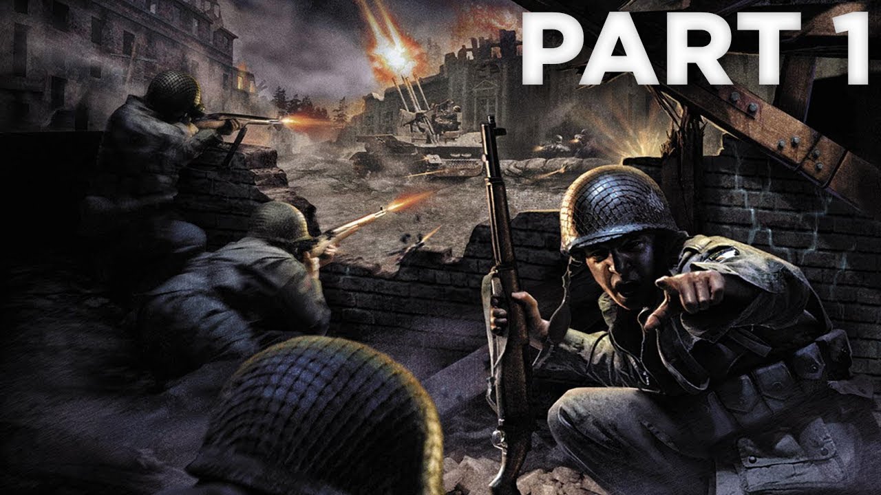 Call of Duty 1 - Walkthrough Part 1 - D-Day [No Commentary] - YouTube