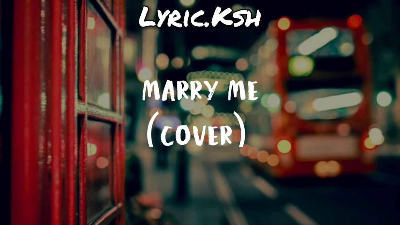 Marry me (cover) - Justin Vasquez - YouTube