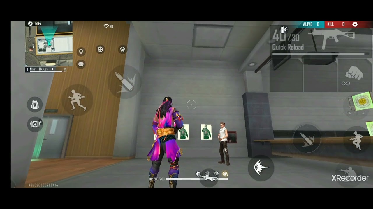 white ff aimbot headshot tutorial trick on free fire - YouTube