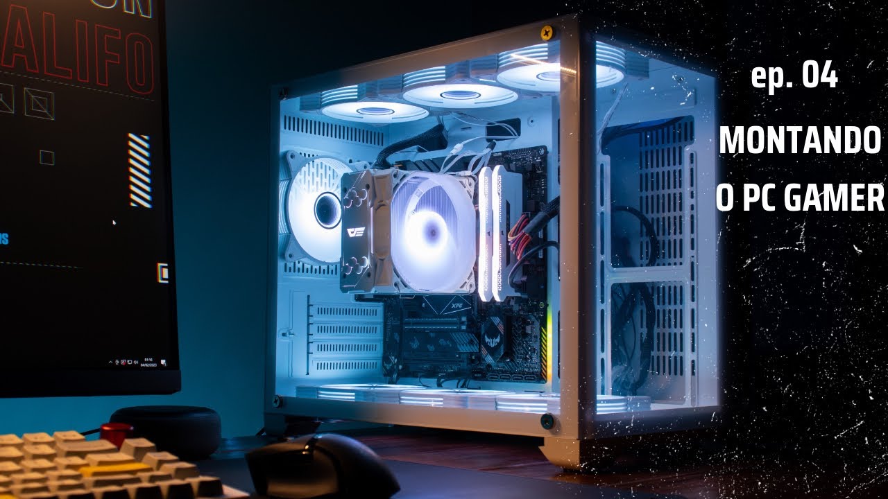 POV: MONTANDO O PC GAMER BRANCO DO NOSSO SETUP! 丨construindo o setup ep ...