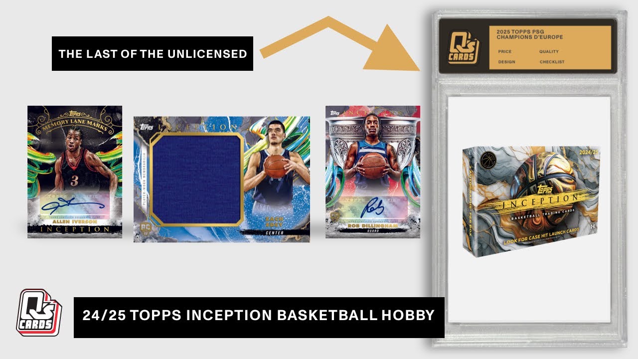 Unlicensed but AMAZING? 2024-25 Topps Inception Basketball Hobby Box ...