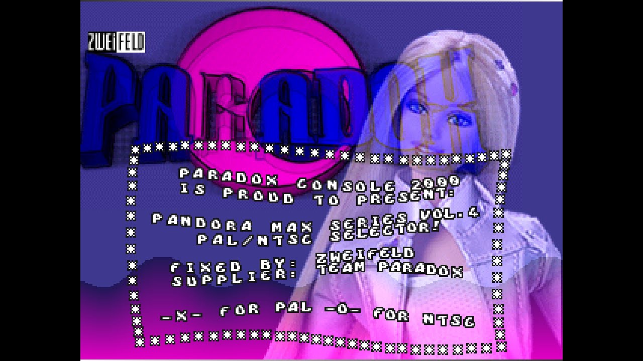 💿 PS1 | Paradox | Pandora Max Series vol.4 (JP) | P/N | 2000-08-20 ...