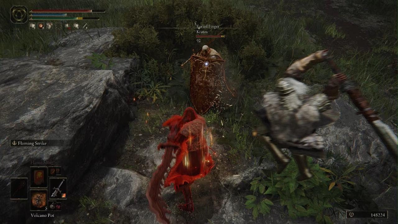 ELDEN RING Fire Monk invasion in Liurnia of the Lakes 6 - YouTube