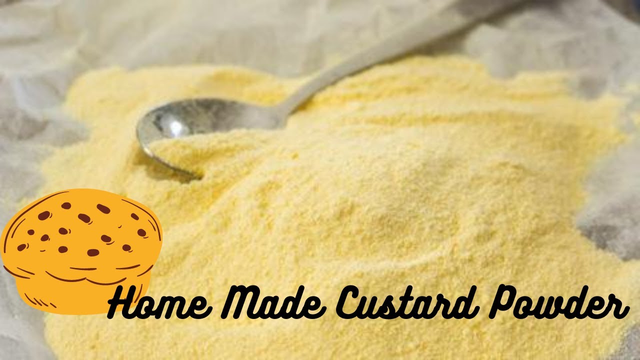MAKING OF CUSTARD POWDER QUICKLY AND EASILY AT HOME (Home made Custard ...