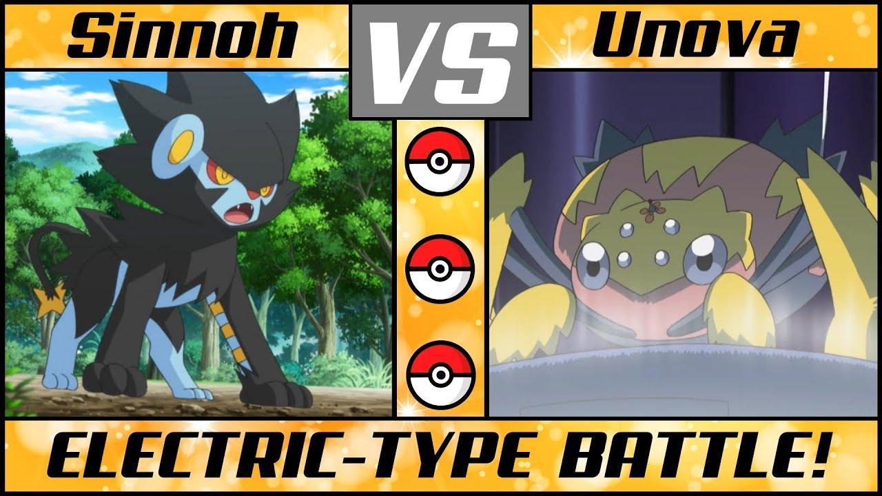 Electric-Type Battle: UNOVA vs. SINNOH (Pokémon Sun/Moon) - YouTube