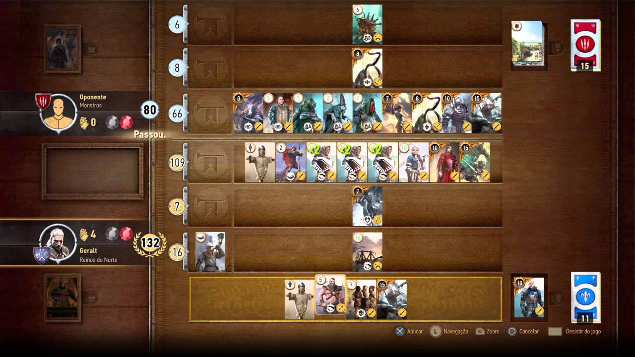 4° etapa do torneio gwent passiflora (the witcher hunt 3) - YouTube