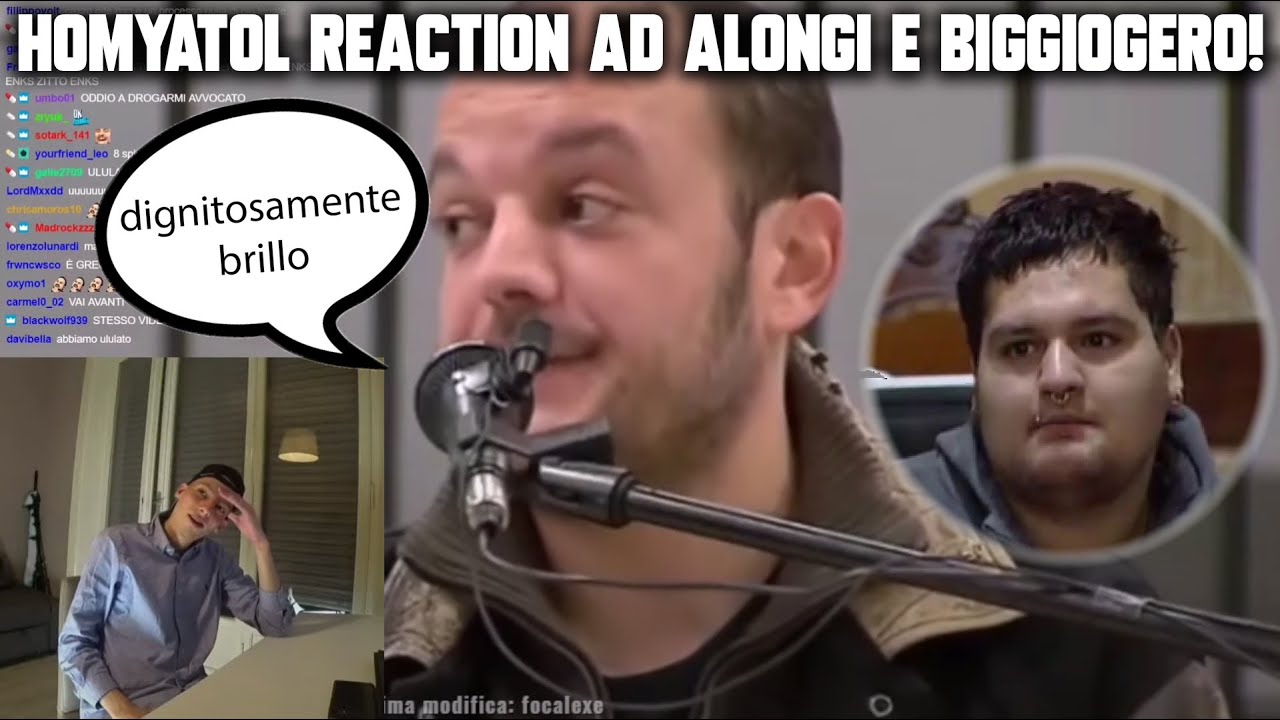Homyatol reaction ad Alongi e Biggiogero! 😂 - YouTube
