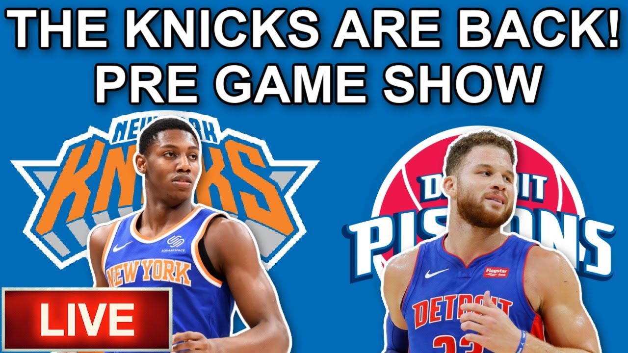 NEW YORK KNICKS BASKETBALL IS BACK! PRE GAME LIVE SHOW - YouTube