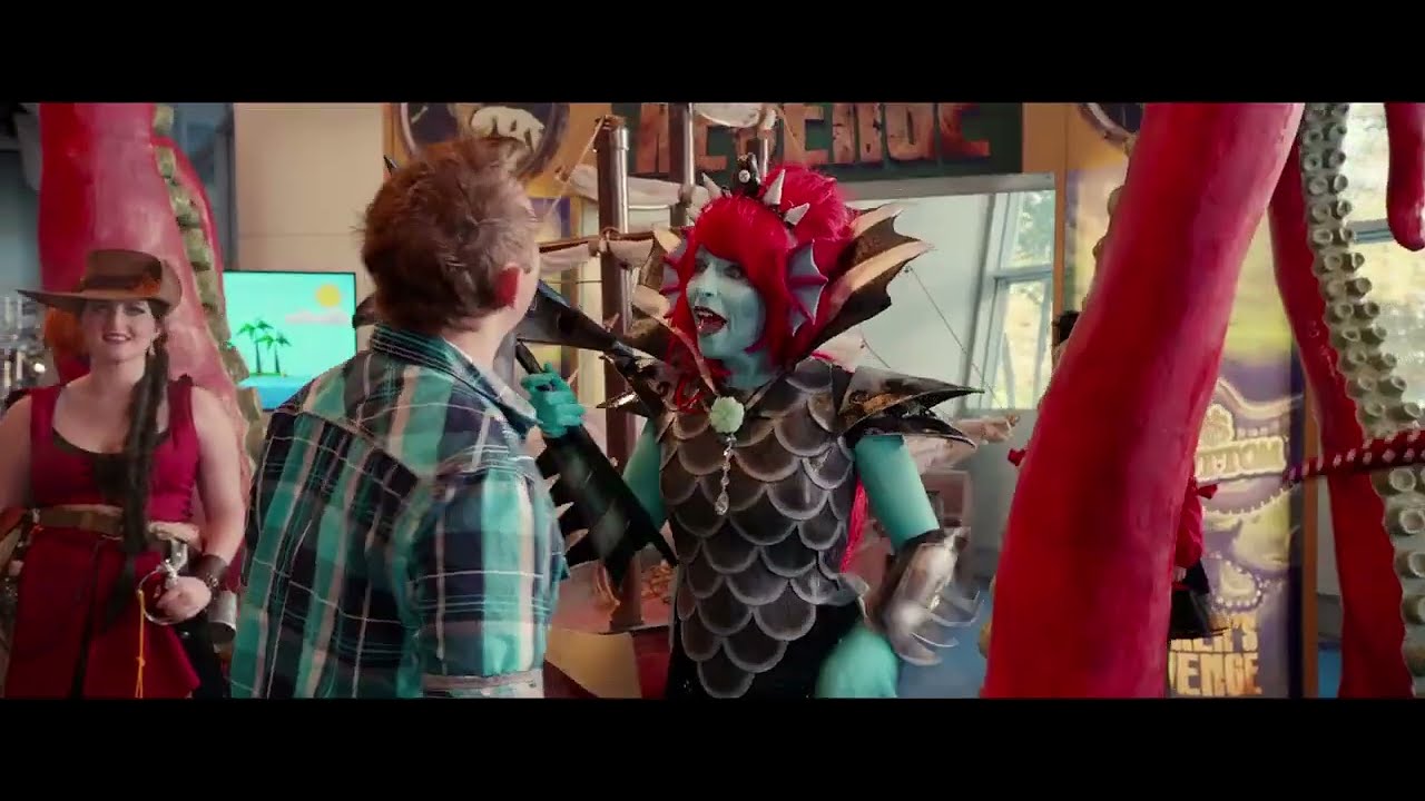 AU Undyne cosplayer appearance in Diary of a Wimpy Kid: The Long Haul ...