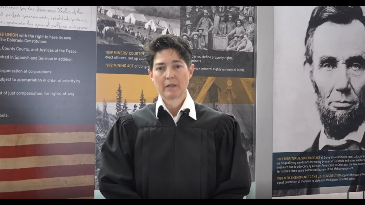 Colorado Supreme Court Justices Constitution Day Video - YouTube