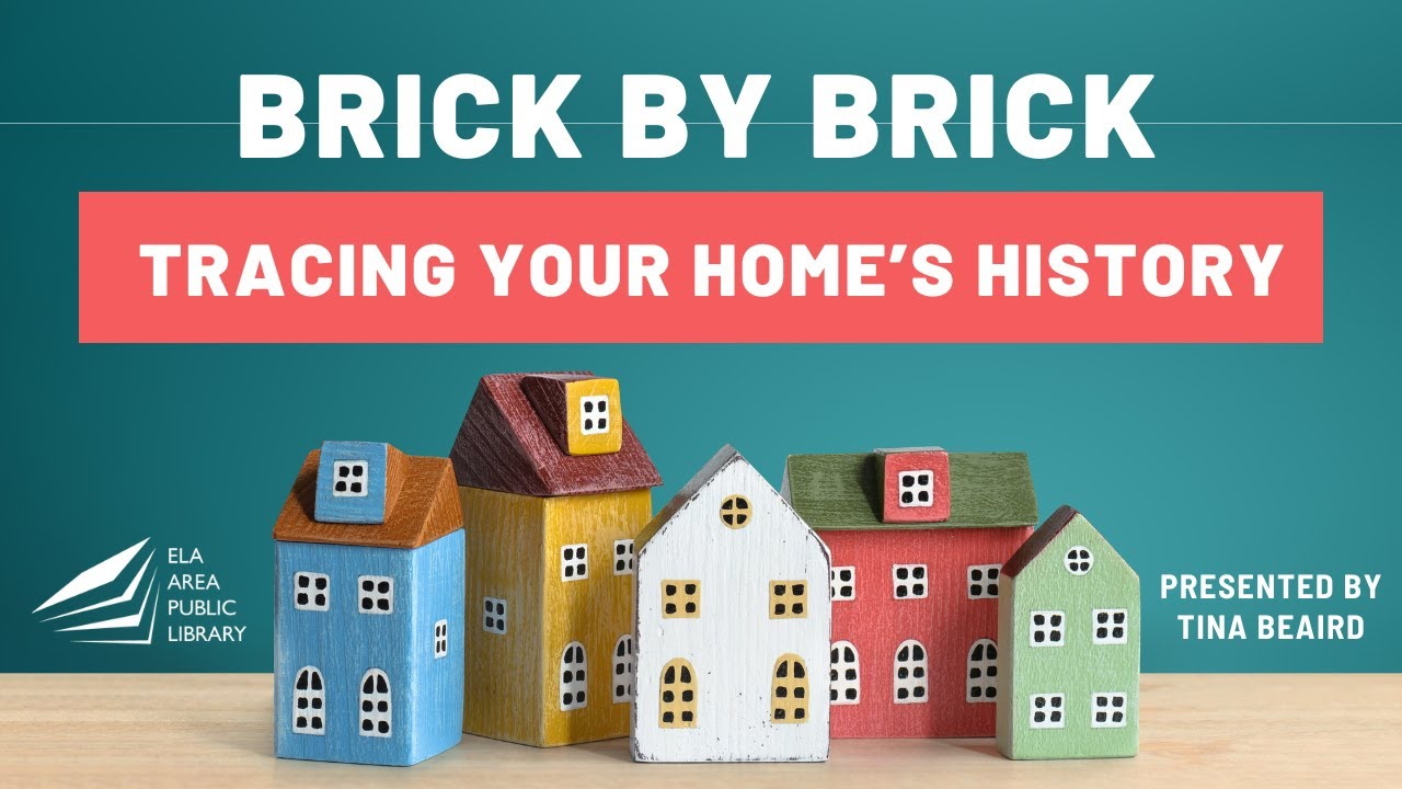Brick by Brick: Tracing Your Home's History - YouTube