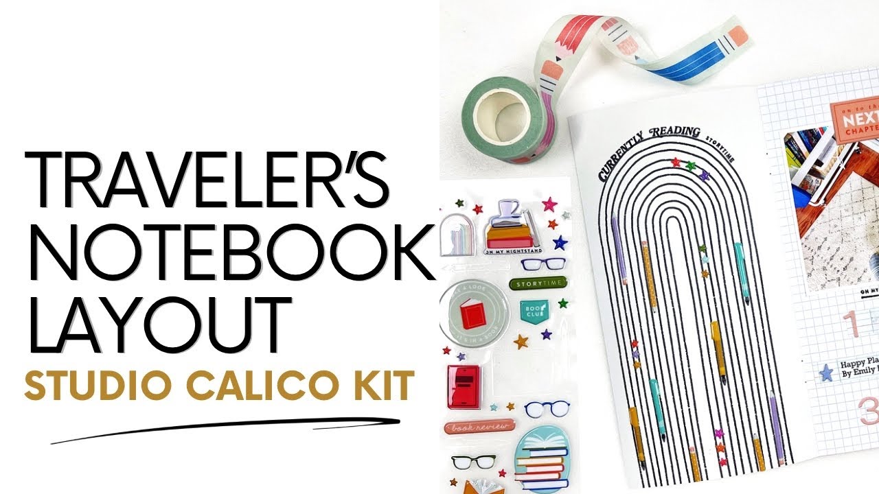 Traveler's Notebook Layout 2023 | DT Studio Calico Brainstorm Kit ...