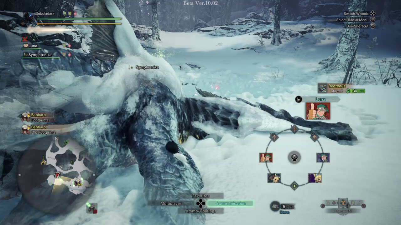 Hunting Beatodus and Barnabo MHW Iceborne - YouTube