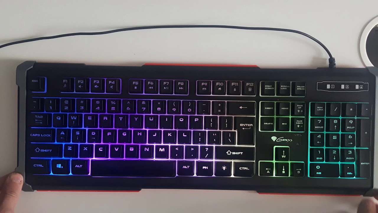 Unboxing Klawiatury Genesis Rhod 400 RGB - YouTube