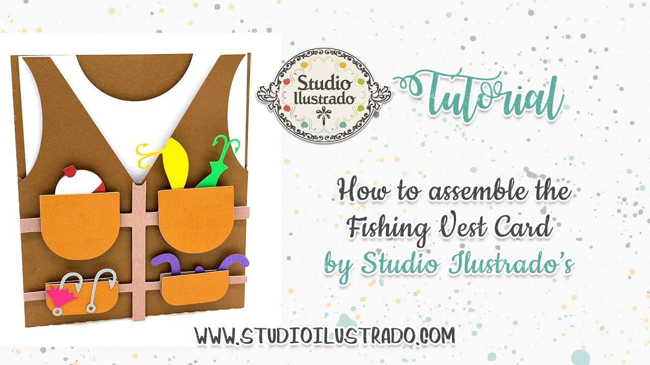 How to assemble the Fishing Vest Card by Studio Ilustrado - YouTube