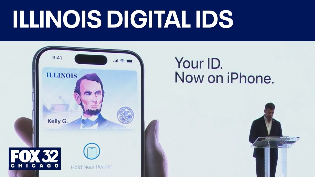 Illinois launches Apple Wallet digital IDs - YouTube