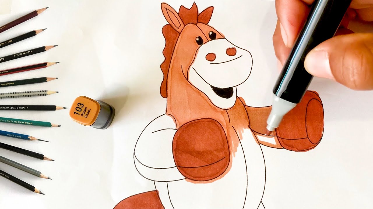 How to draw Patches Pony - YouTube