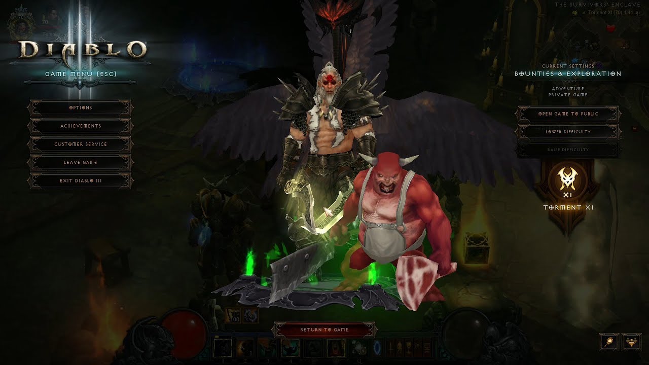 Diablo 3 Season 12 GR 96 P790 (Low Gear/10K Strength) HOTA Barb - YouTube