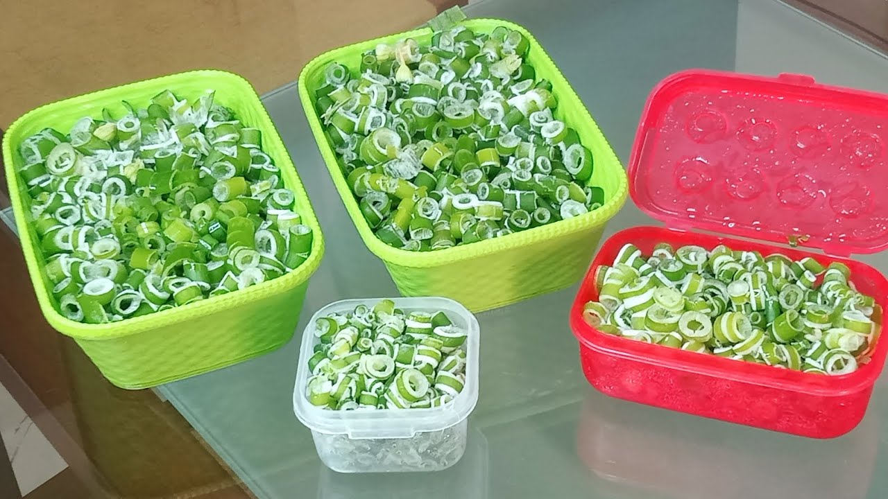 সারা বছরের জন্য পেঁয়াজ কলি সংরক্ষণ পদ্ধতি|How To Preserve Spring ...