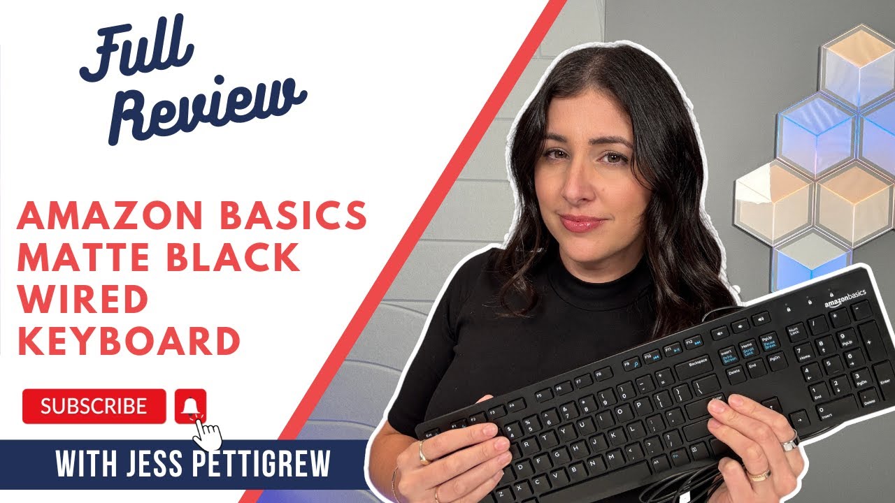 Full Review of the Amazon Basics Matte Black Wired Keyboard, US QWERTY ...